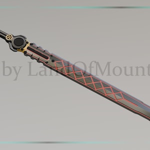 Zenless Zone Zero | Ye Shunguang Sword - Files for 3D PRINTING - Etsy