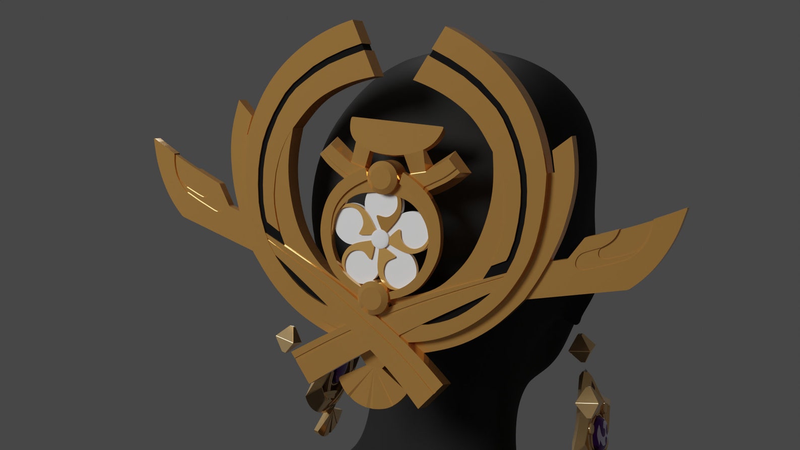 Genshin Impact Yae Miko Accessory Set Files for 3D - Etsy