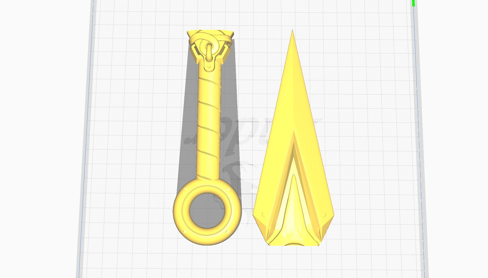 Overwatch | Kiriko Bundle - Kunai and Kitsune Mask | Files for 3D ...