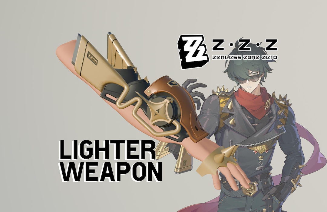 Zenless Zone Zero | Lighter's Weapon - Files for 3D PRINTING - Etsy