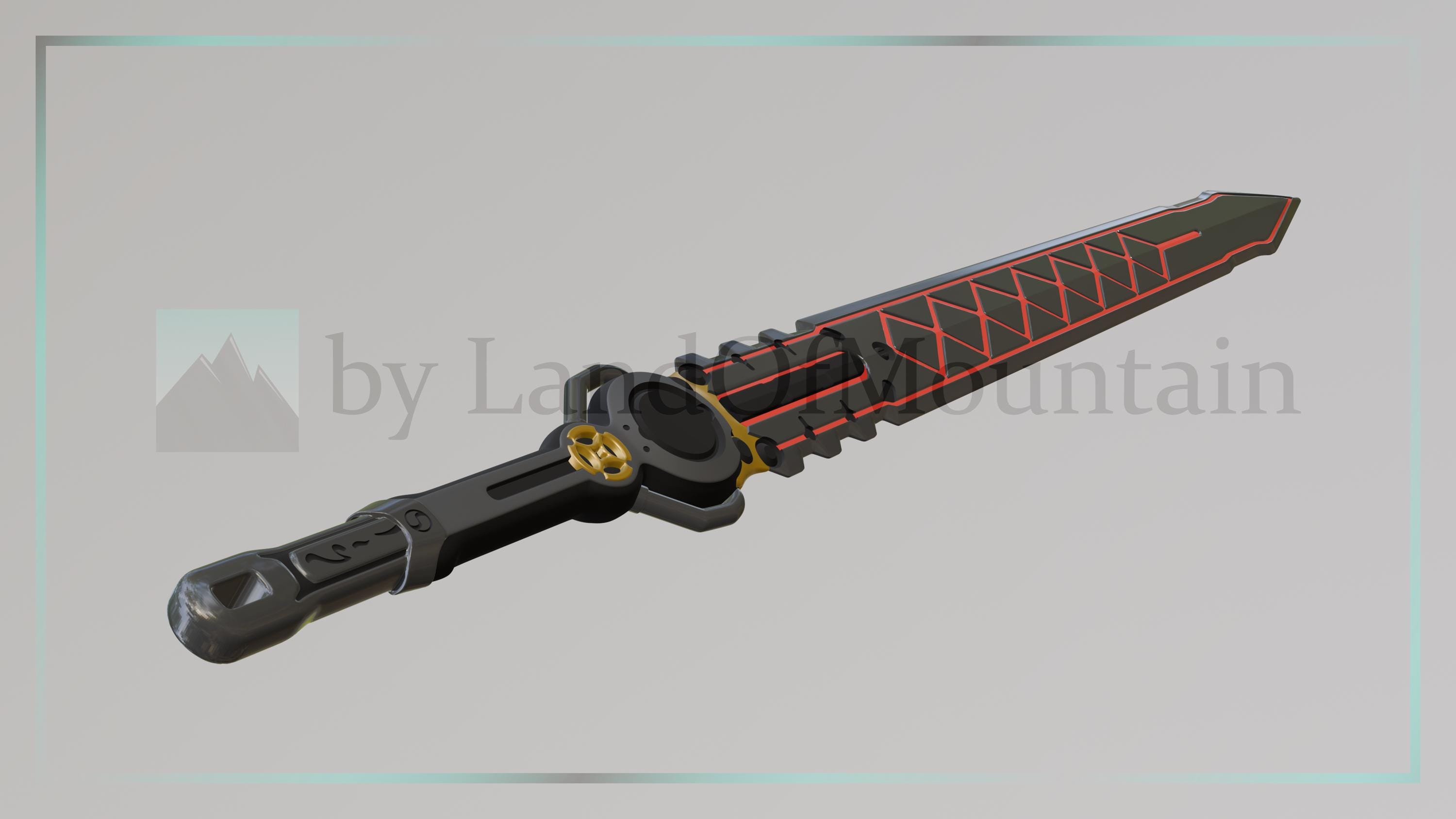 Zenless Zone Zero | Ye Shunguang Sword - Files for 3D PRINTING - Etsy