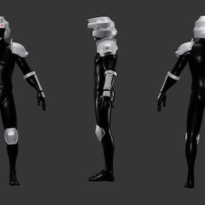 Final Fantasy 7 | Shinra Infantryman Full Armor Set - Files for 3D ...