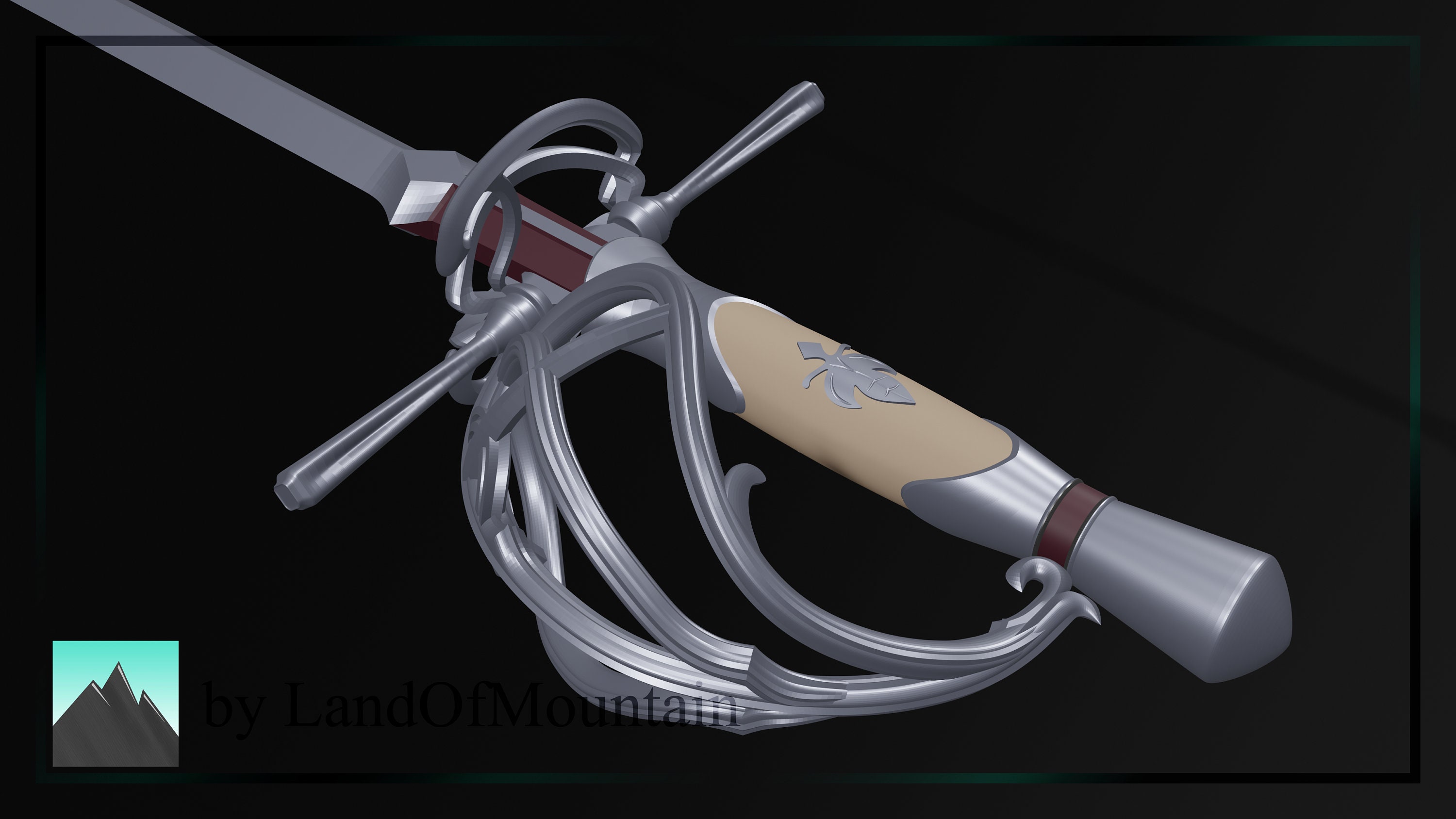 Final Fantasy XVI | Jill Warrick's Rapier - Files for 3D PRINTING - Etsy