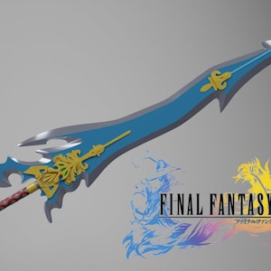 FINAL FANTASY X | Tidus' Celestial Weapon - Caladbolg | Files for 3D ...