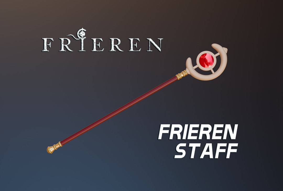 Frieren at the Funeral | Frieren's Staff - Files for 3D PRINTING - Etsy