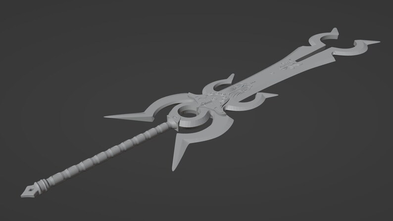 Auron's Masamune Final Fantasy X Files for 3D PRINTING - Etsy