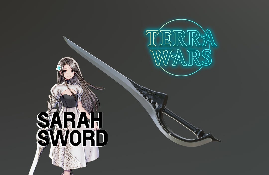 Terra Wars | Sarah's Sword - Files for 3D PRINTING - Etsy