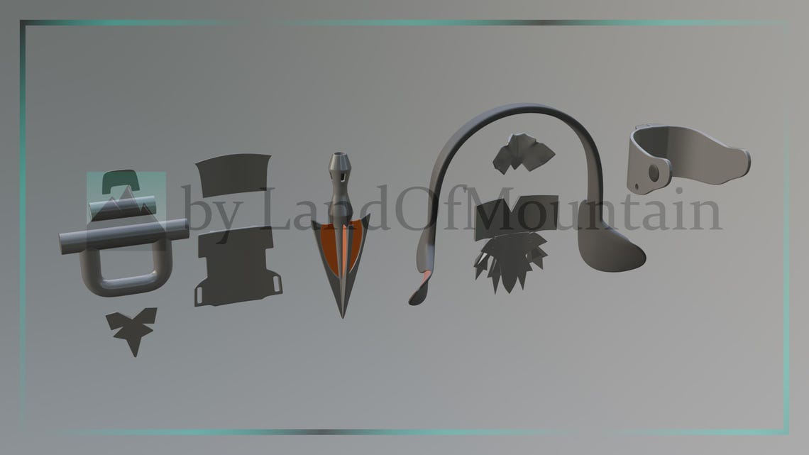 Zenless Zone Zero | Jane Doe's Accessories - Files for 3D PRINTING - Etsy