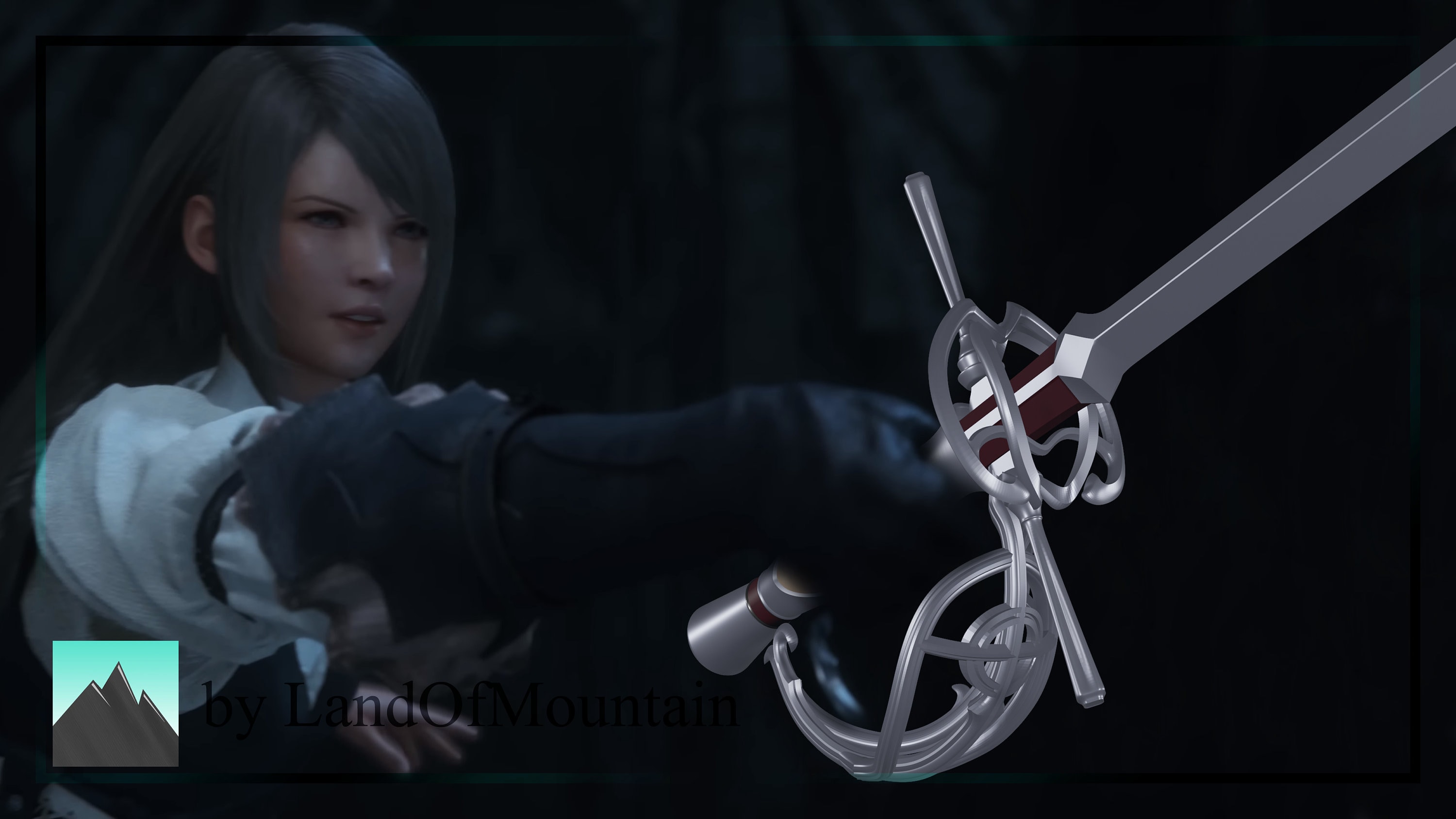 Final Fantasy XVI Jill Warrick's Rapier Files for 3D - Etsy