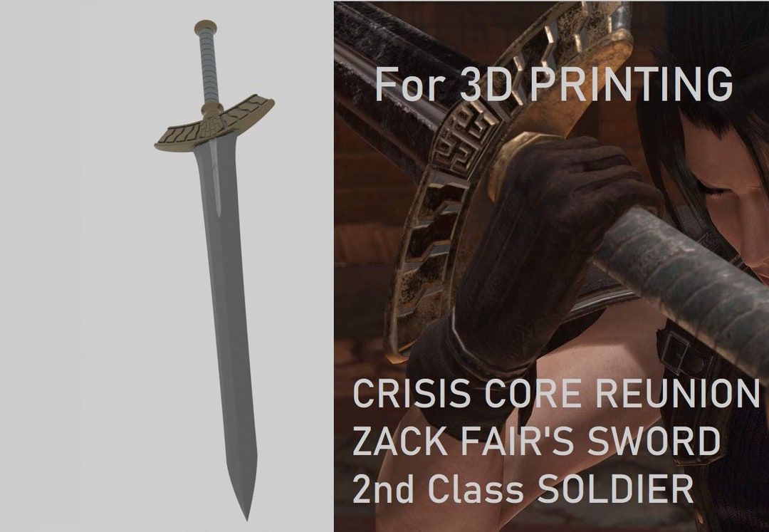 Zack Fair's 2nd Class Sword | Crisis Core Reunion - Final Fantasy VII ...