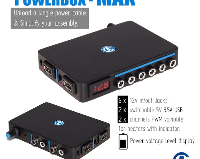 Battery Power Box Camping, Fishing, Boating, Hunting - Etsy