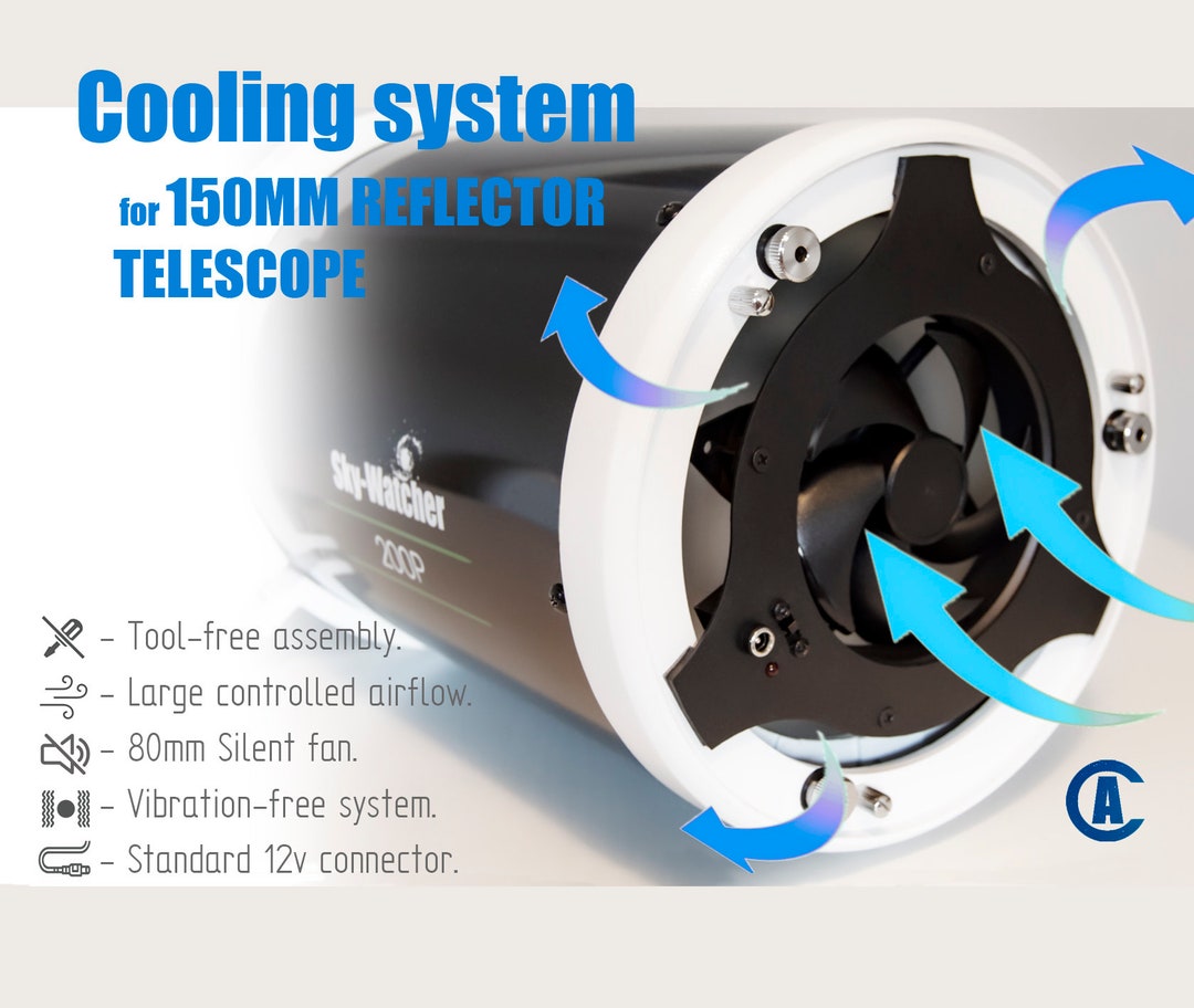 Cooling Fan for Newtonian Telescope 6" (150mm) - Etsy