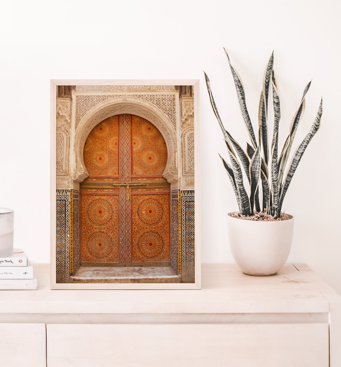 Moroccan Entry Door Wall Art Digital Download Decor Bohemian - Etsy