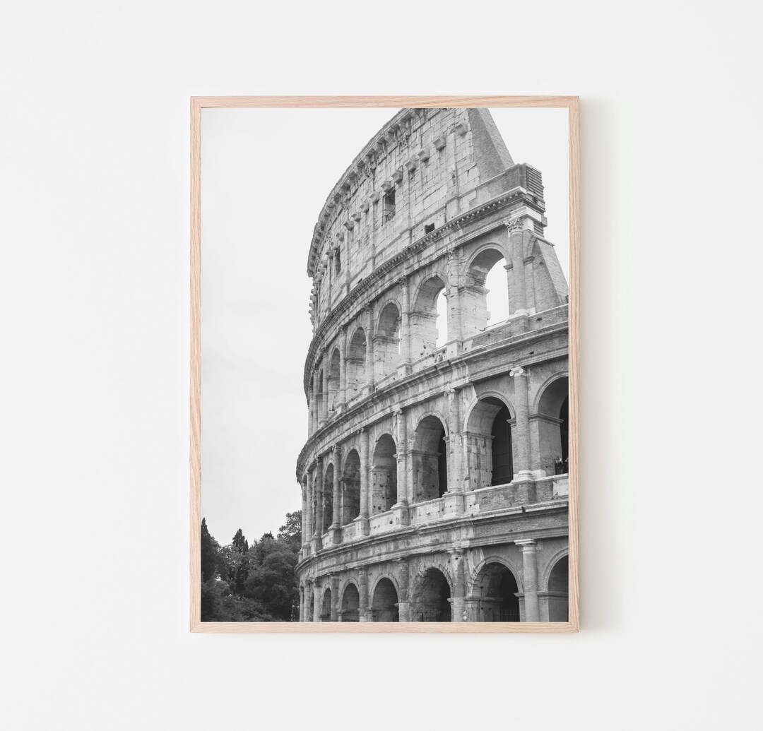 Breathtaking Rome Scenes - Colosseum Wall Art & Print - Italy Poster ...