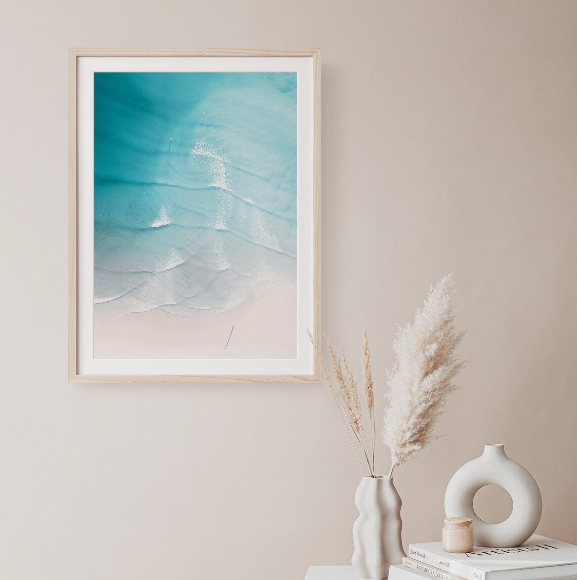 Ocean Waves Printable Wall Art, Coastal Beach Decor, Nautical Sea ...
