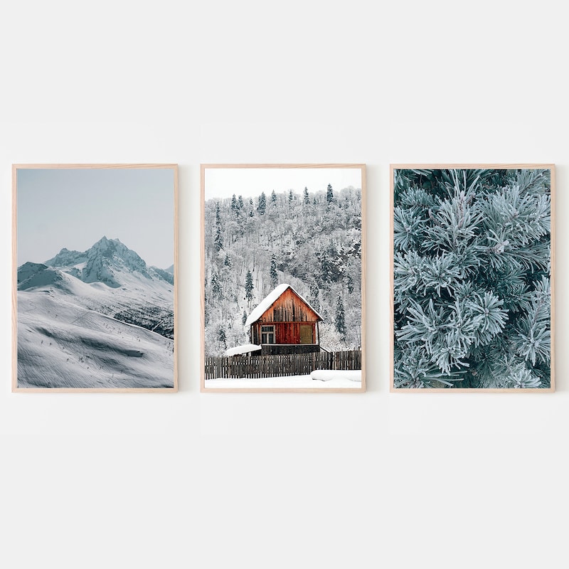 Mountain Cabin Art - Etsy