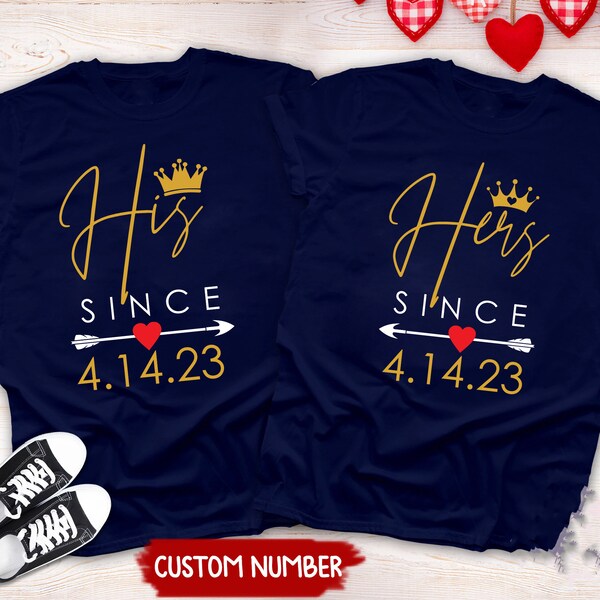 Together Since Shirt - Etsy