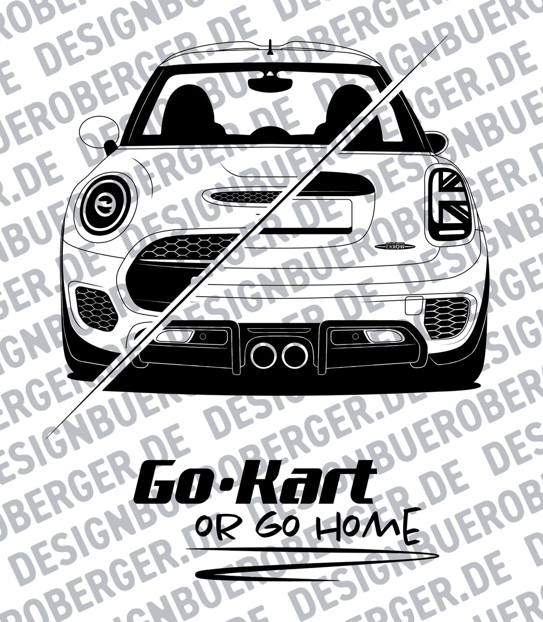 MINI John Cooper Works (JCW) Pro | Front + Rear | Digital File E.g. for ...