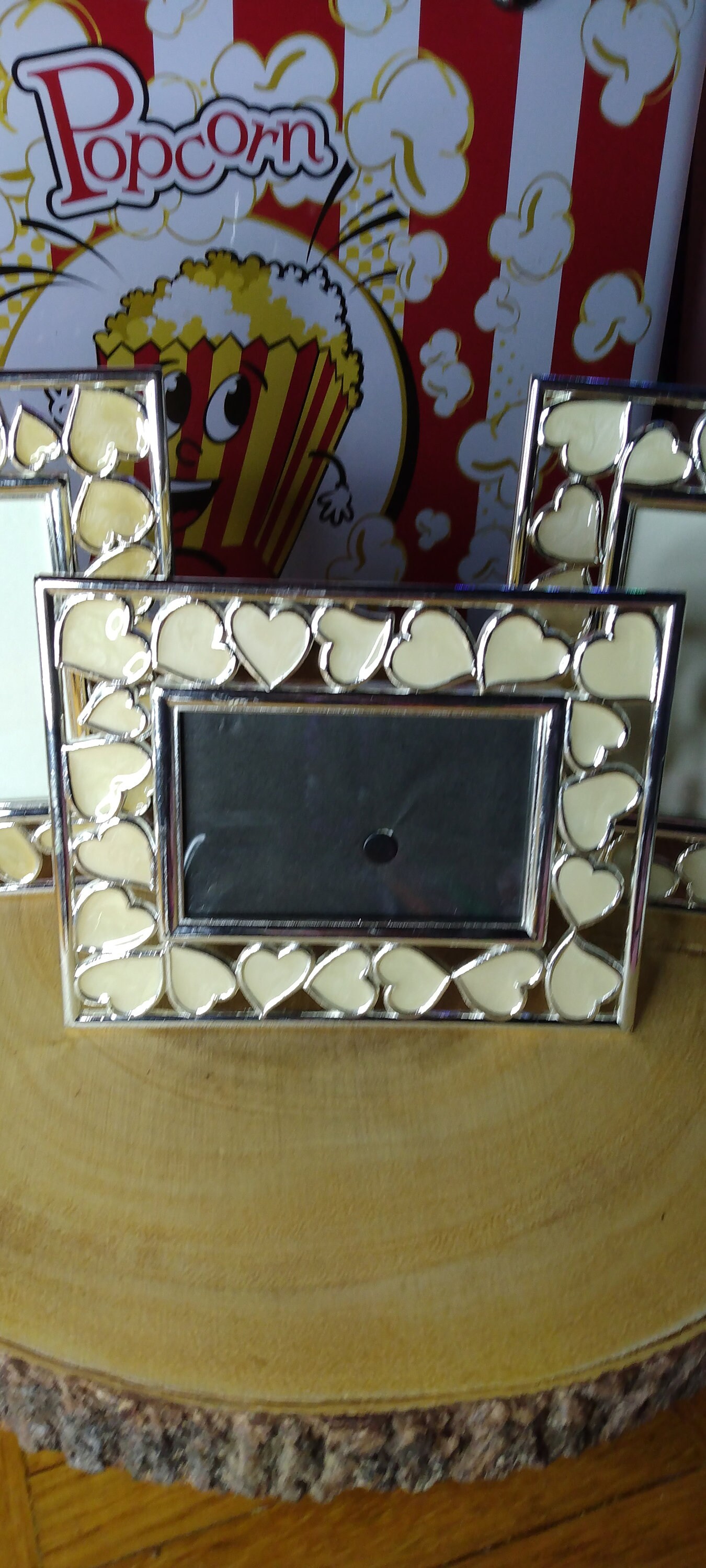 Metal Frames Vintage Set of 3 Elegance Silver Plated Zinc With ...