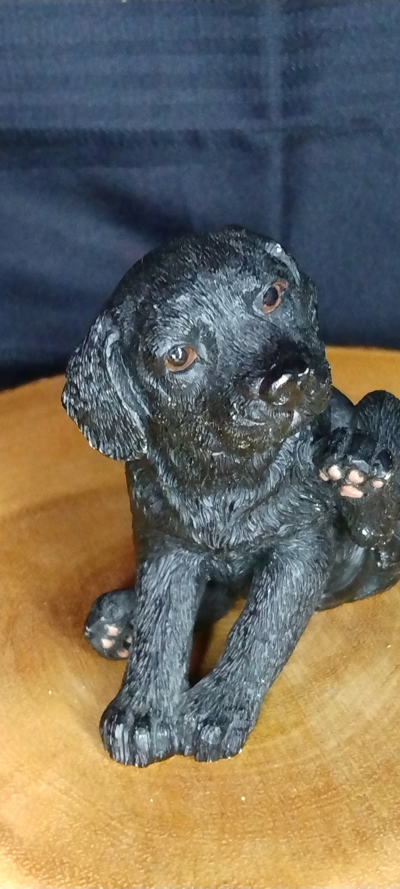 Black Labrador Retriever Dog Puppy Statue Dog Figurine Puppy Love ...