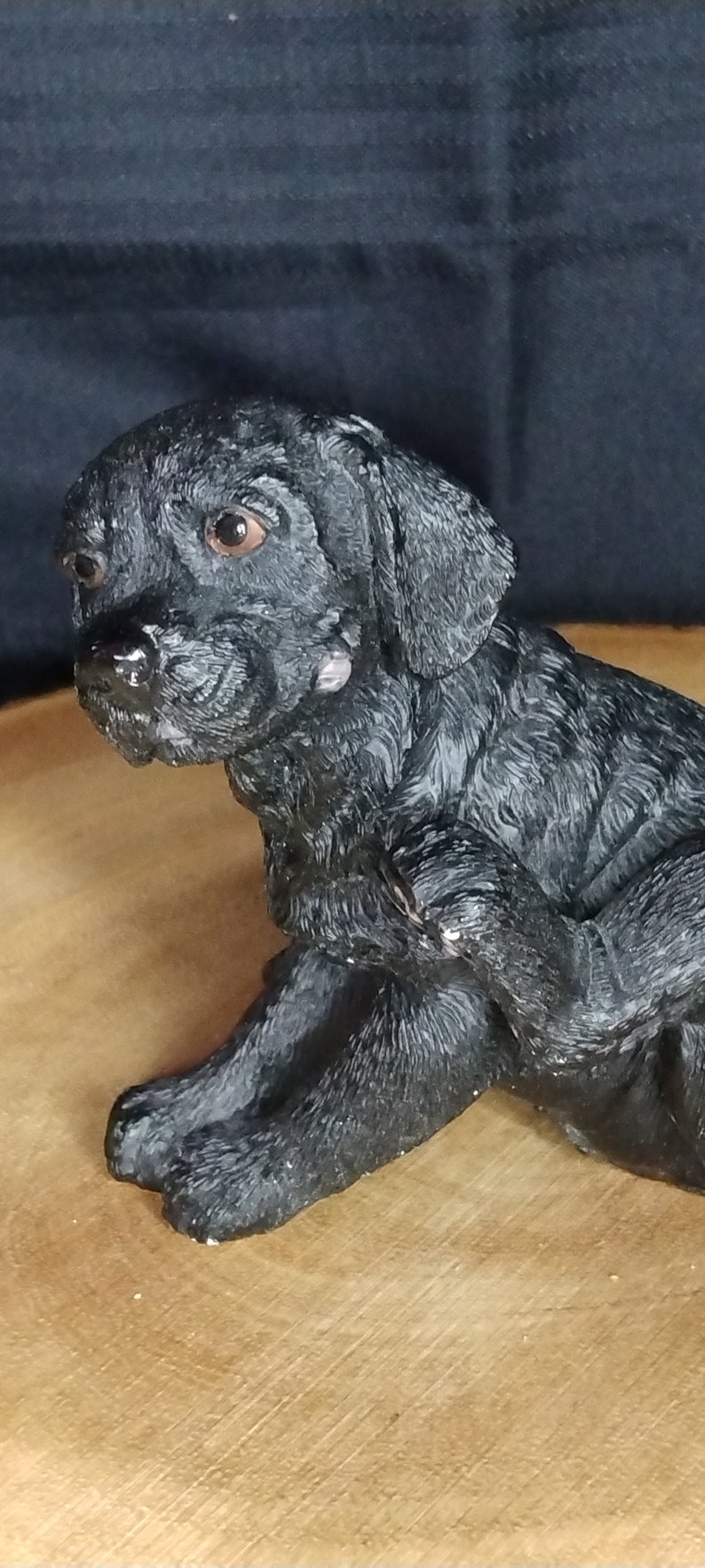 Black Labrador Retriever Dog Puppy Statue Dog Figurine Puppy Love ...