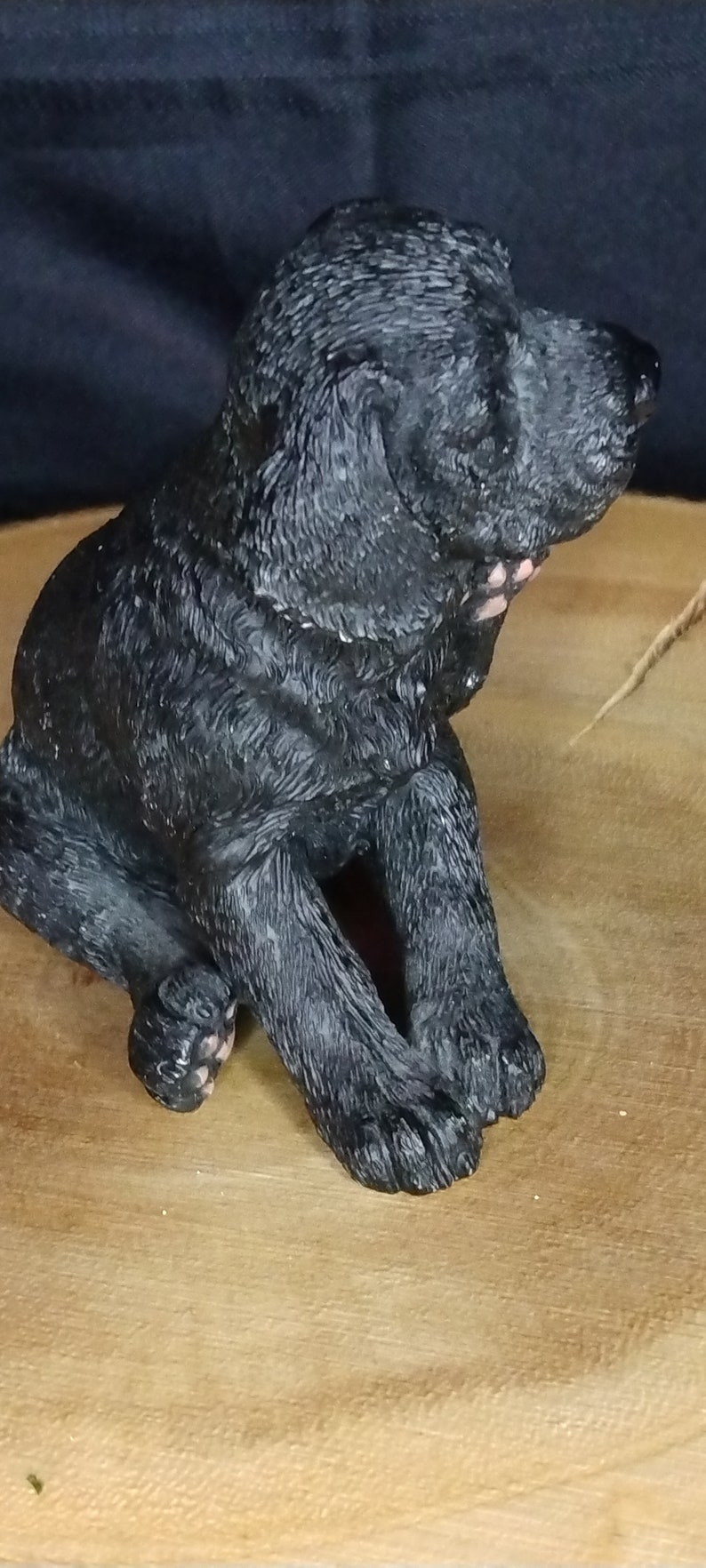 Black Labrador Retriever Dog Puppy Statue Dog Figurine Puppy Love ...