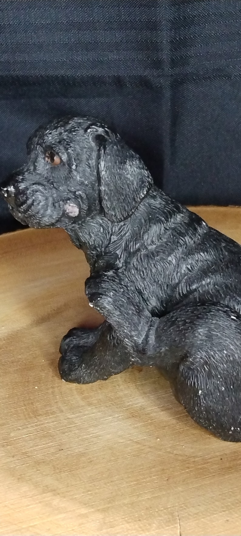 Black Labrador Retriever Dog Puppy Statue Dog Figurine Puppy Love ...