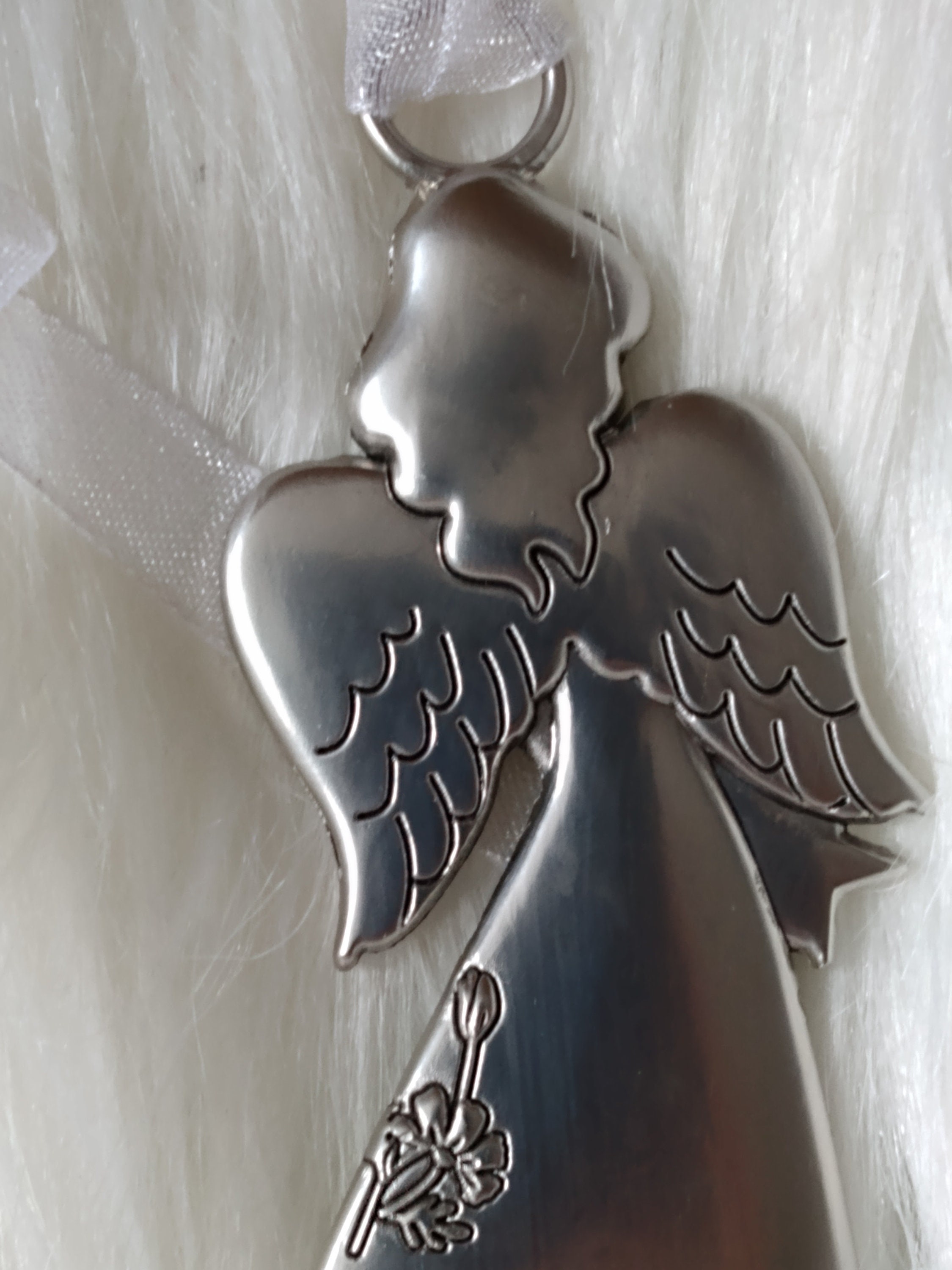 Vintage Pewter Ganz Angel Ornament - Etsy
