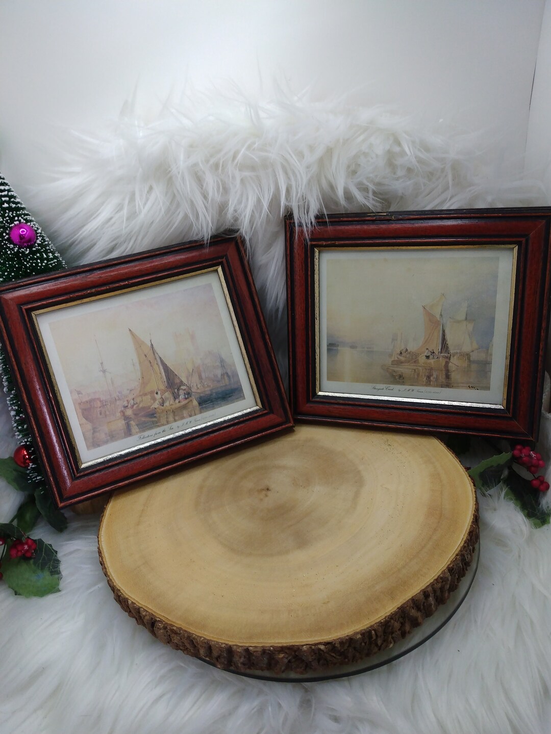 Vintage 1960's Set of 2 Framed 4x6 Prints by J.M.W. Turner - Etsy
