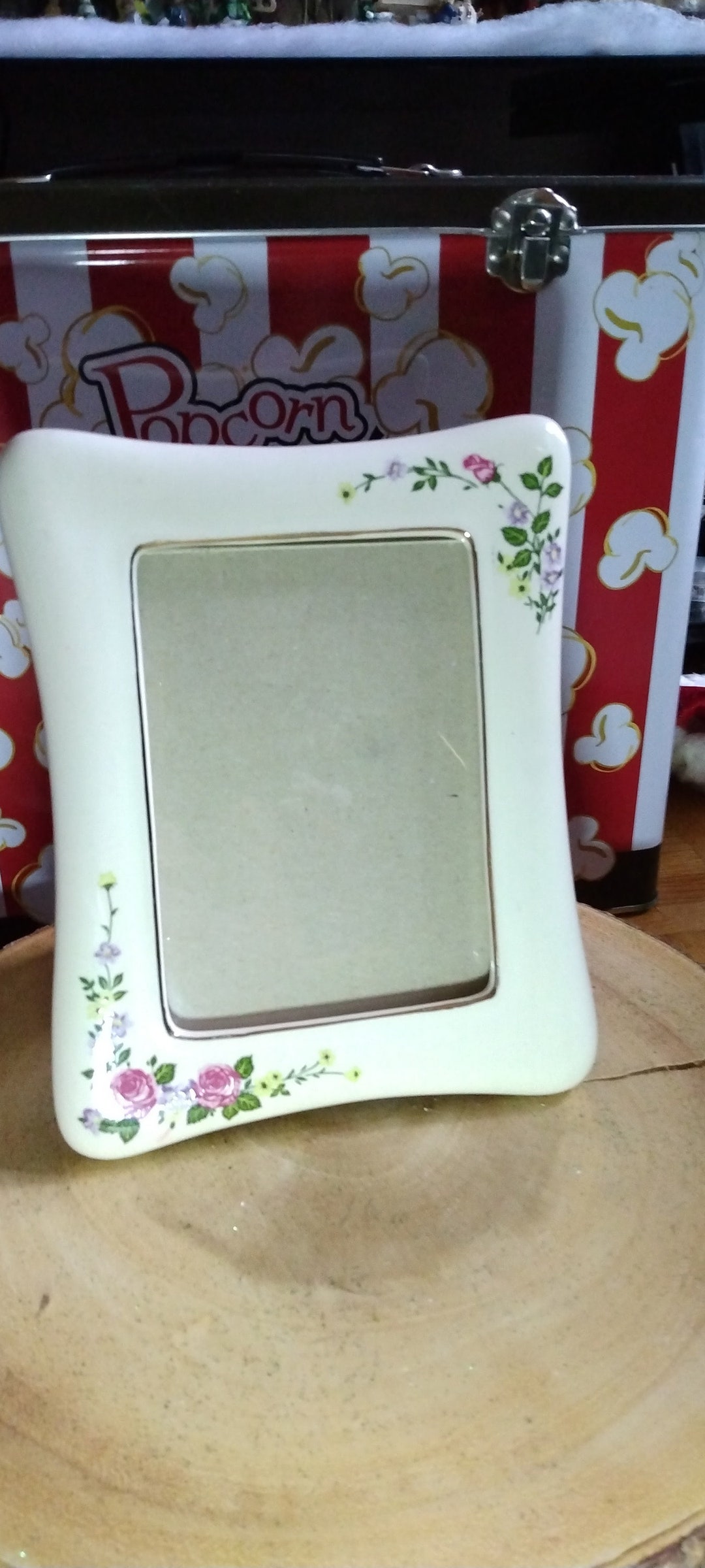 Ceramic Frames Vintage 1980"s Ceramic 3.5x5 Photo Picture Frame by ...