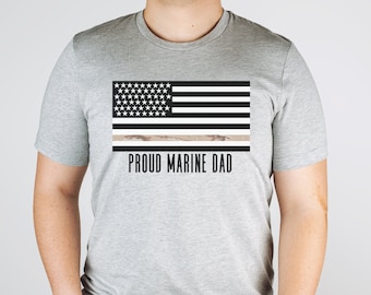 Proud Marine Dad Shirt - Etsy