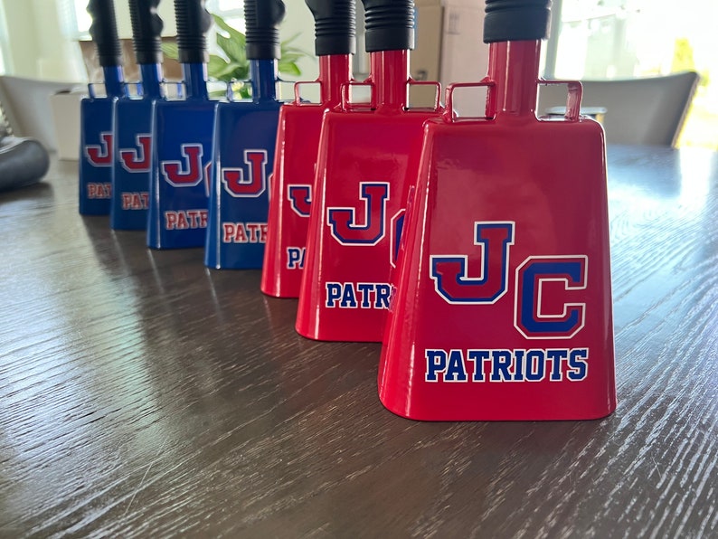 Team Spirit Cowbell for Football, Hockey, Baseball, Softball ...