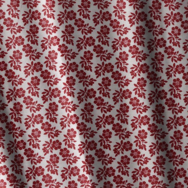 Red and White Fabric - Etsy