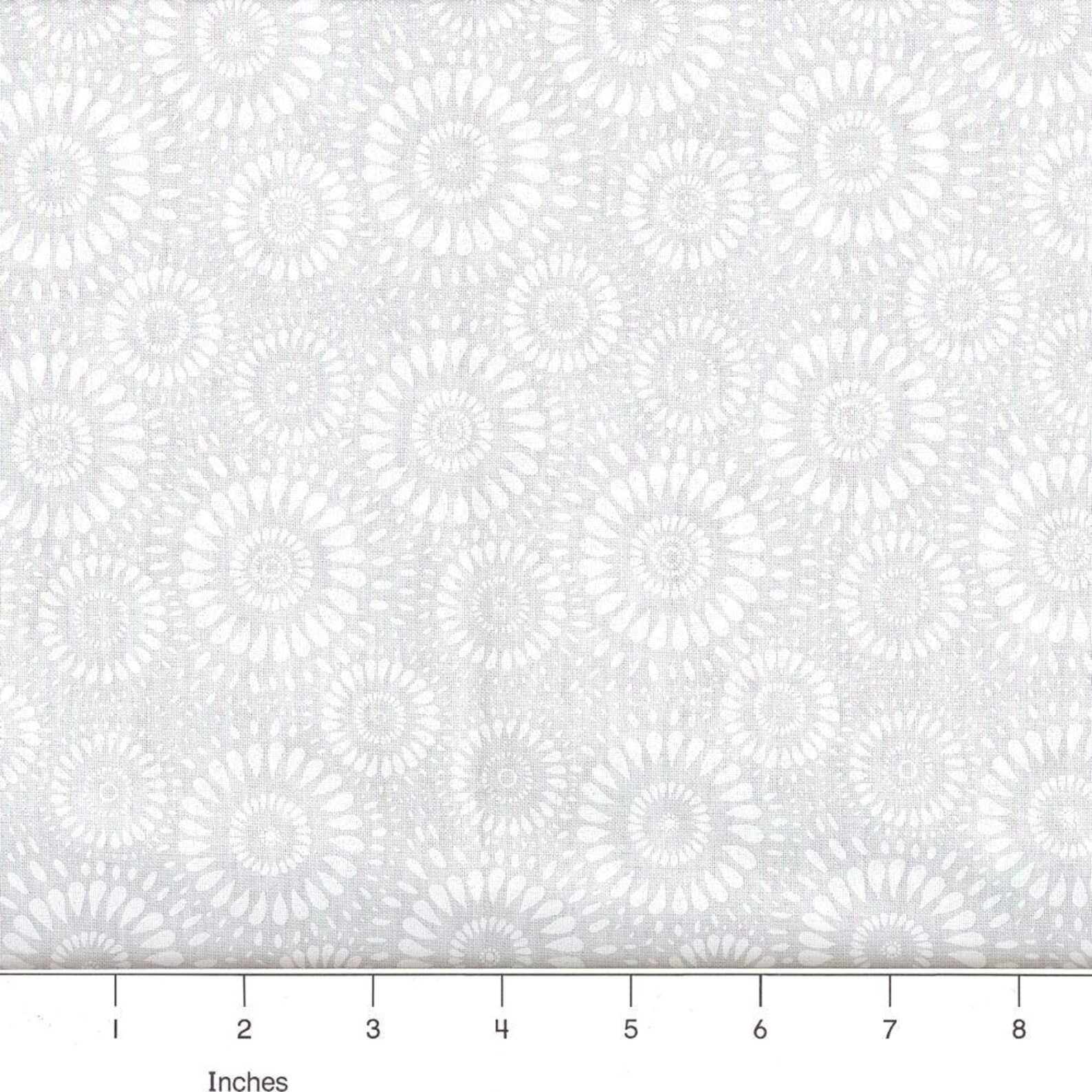 White on White Quilting Fabric by the Half Yard Sale White Background ...
