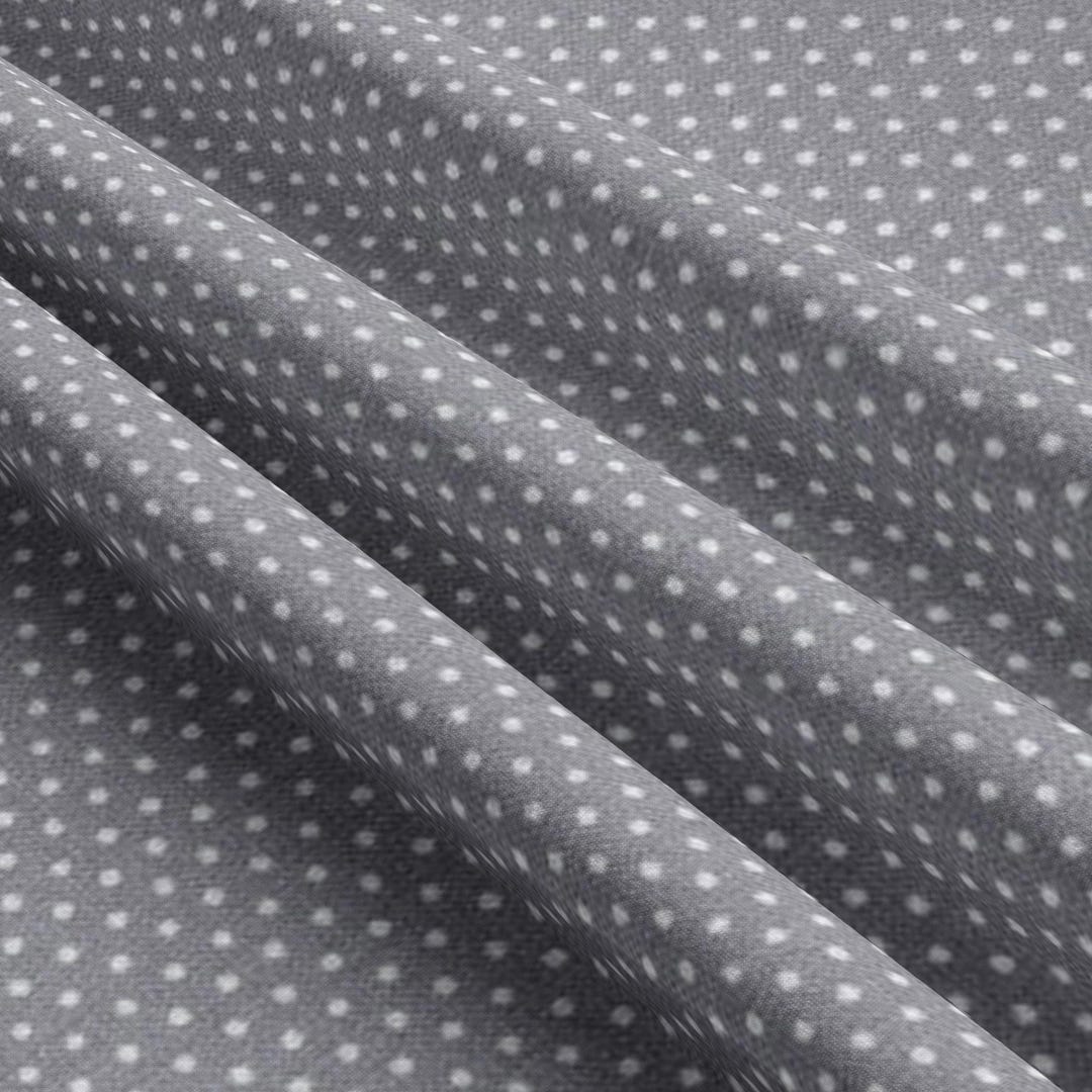 Gray Pin Dot Patchwork Cotton Quilting Fabric by the Half Yard Gray ...