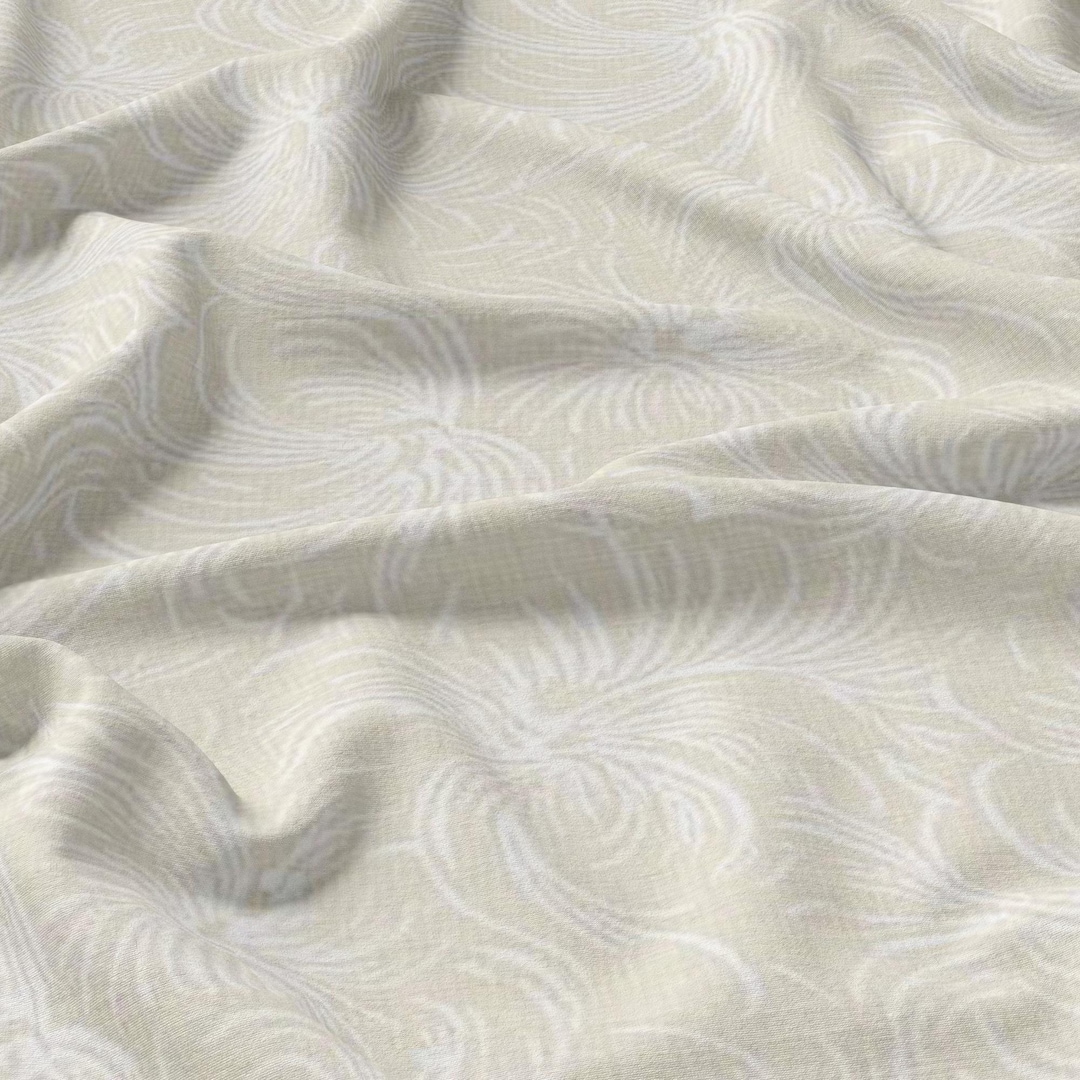 Tone on Tone White on Natural Quilting Fabric by Half Yard Neutral ...