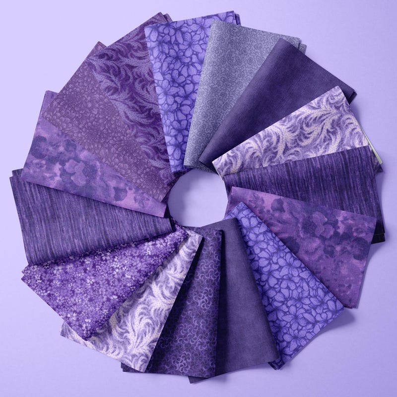 Purple Fabric - Etsy