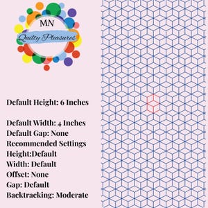 Straight Line E2E Pantograph Long Arm Quilting Continuous Line Quilt ...