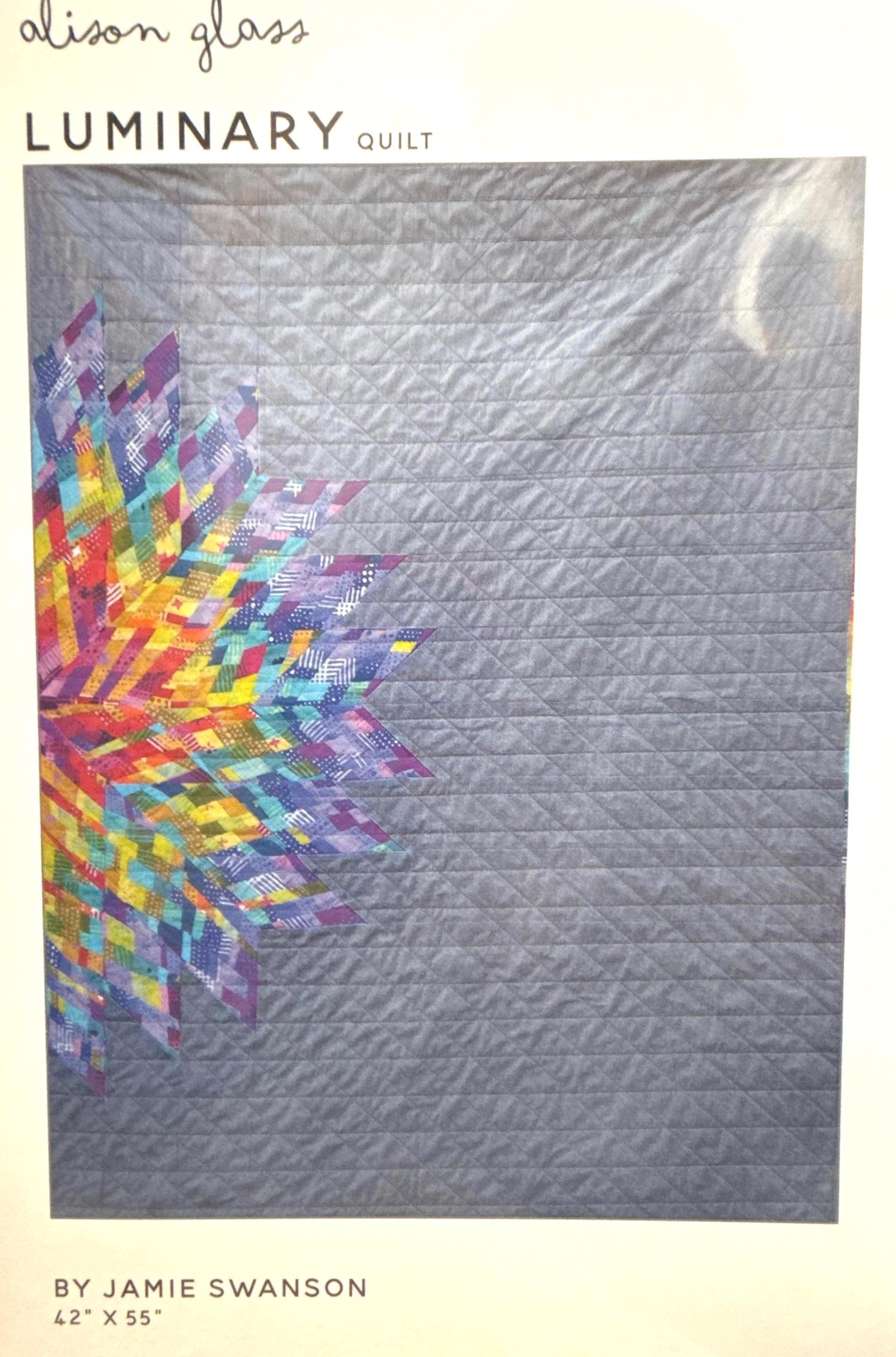 Luminary Quilt Pattern by Jamie Swanson Alison Glass Strip Pieced ...