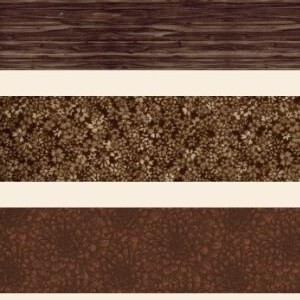 Dark Brown Fat Quarter Bundle Brown Quilt Fabric Tone on Tone Cotton ...