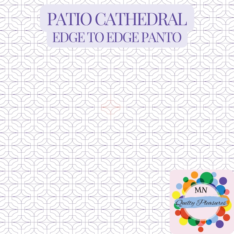 Edge to Edge Pantograph Geometric Curve Continuous Line Pattern Modern ...
