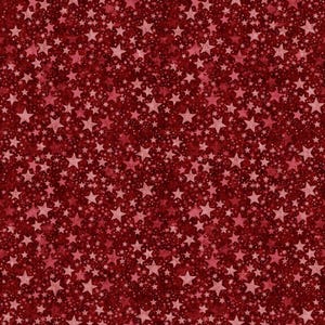 Red Patriotic Quilting Cotton Fabric Fat Quarter for Quilting Star ...