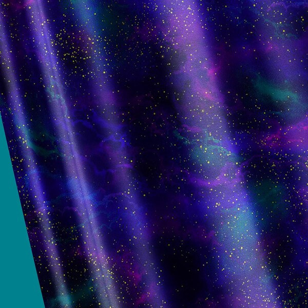 Sky Blue Metallic Fabric - Etsy