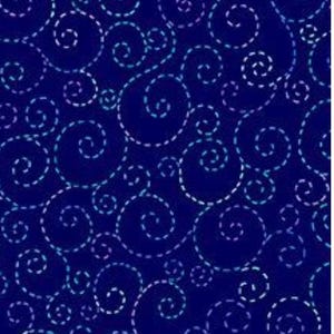 Navy Swirl Quilting Fabric, Dotted Line Pattern (half Yard) 3419N - Etsy