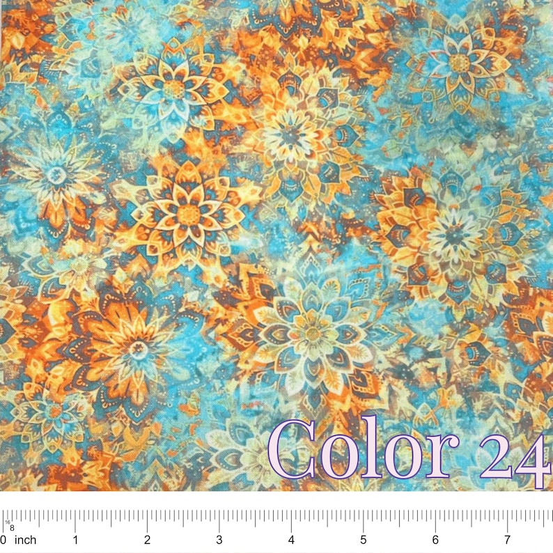 Floral 108 Inch Wideback Quilting Fabric Quilt Backing Dahlia Flower ...