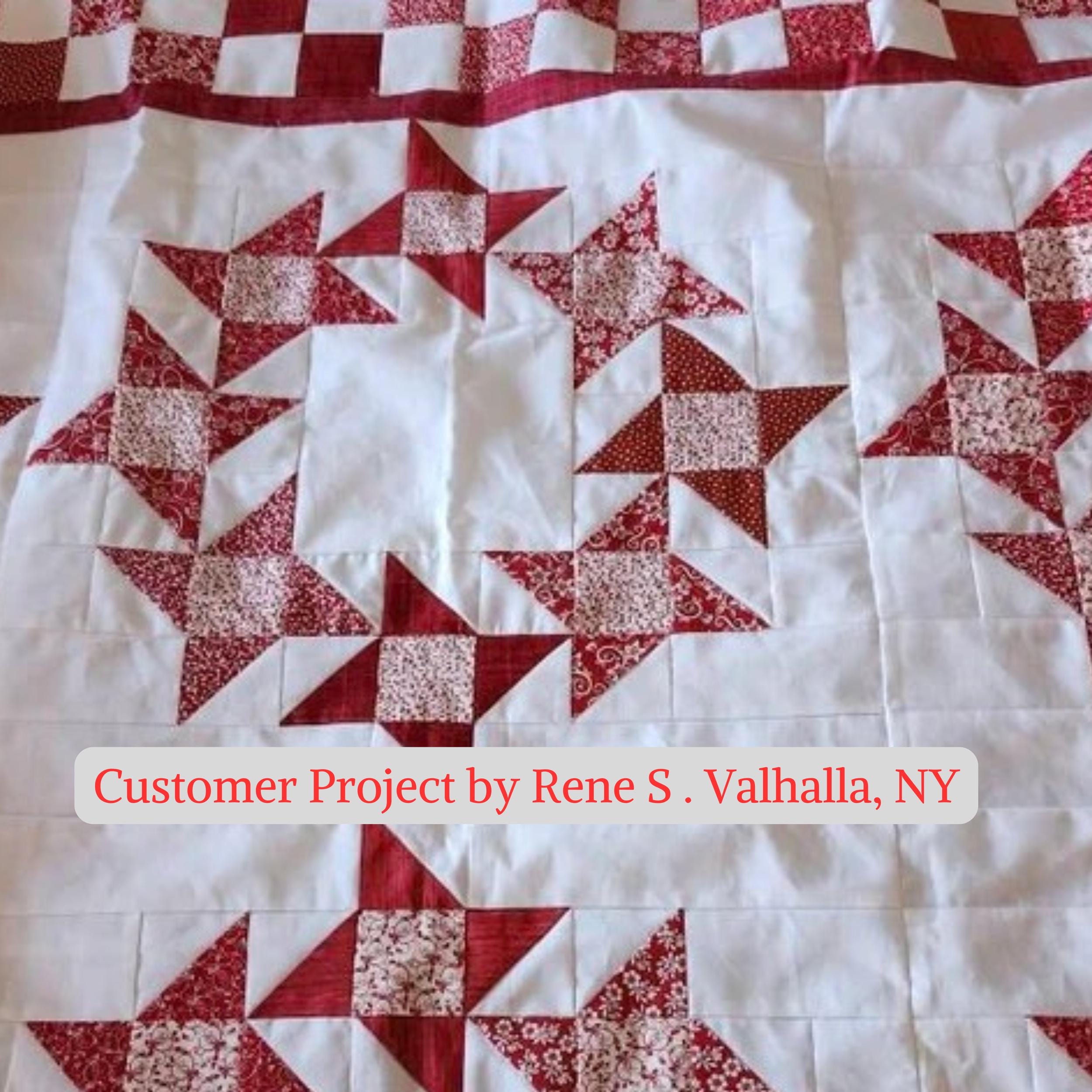 Red Tone on Tone 10 Pc Fat Quarter Bundle Cotton Stash Builder Red and ...