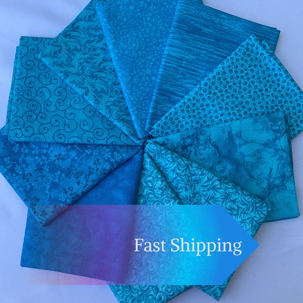 Teal Fabric - Etsy