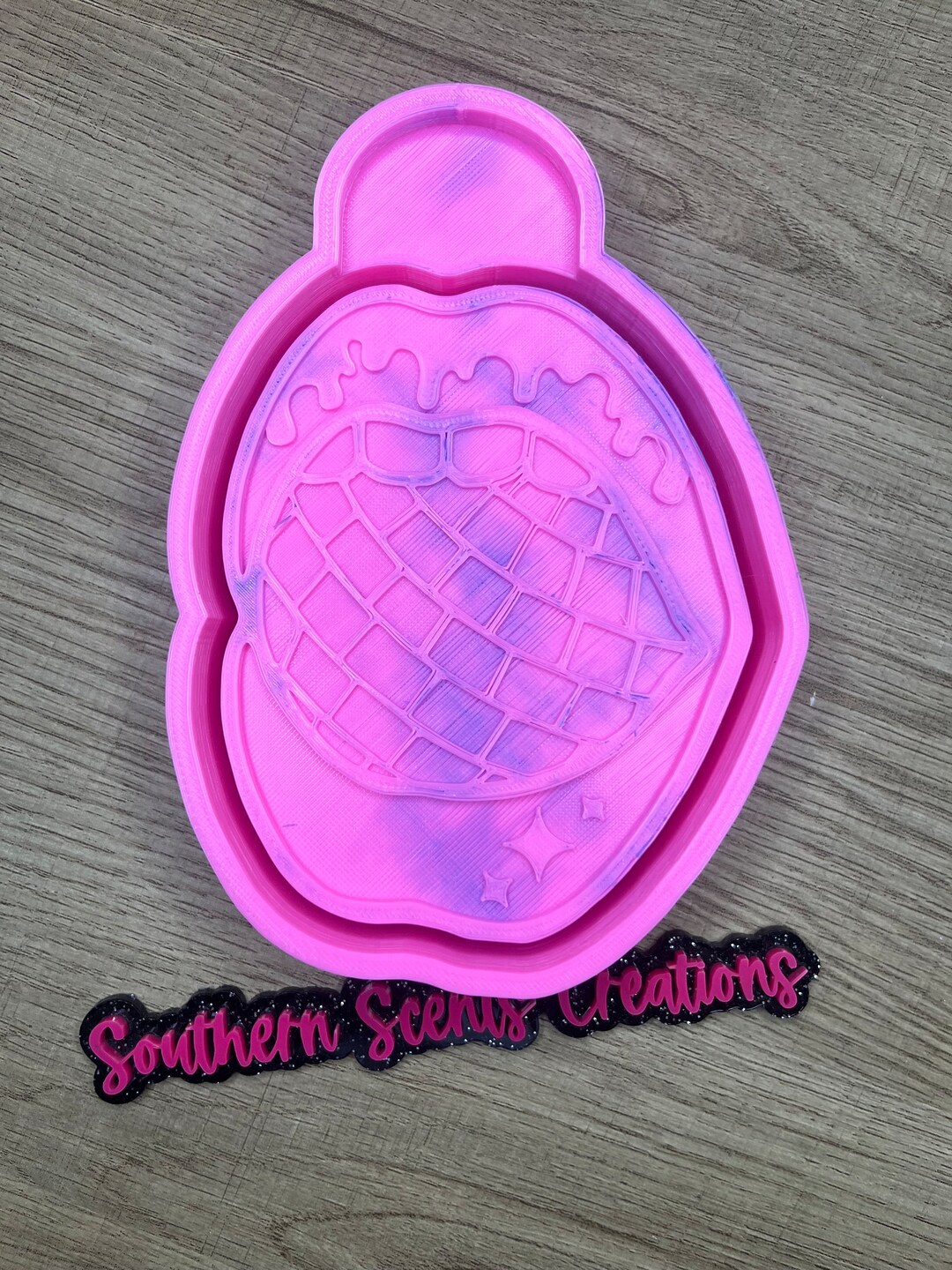 Dripping Disco Mouth Silicone Mold for Freshies - Etsy