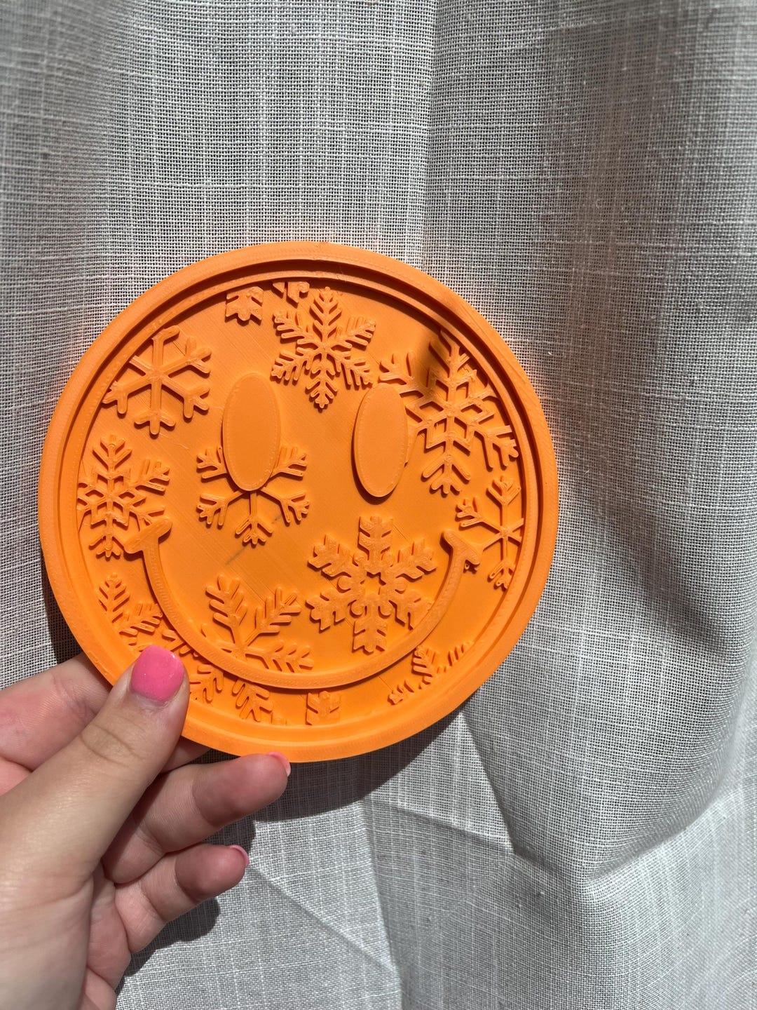 Snowflake Smiley Silicone INSERT - Etsy