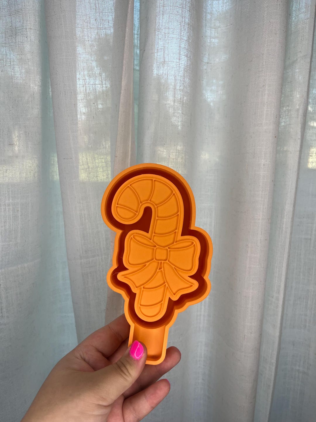 Bow Candy Cane Silicone Mold for Freshies - Etsy